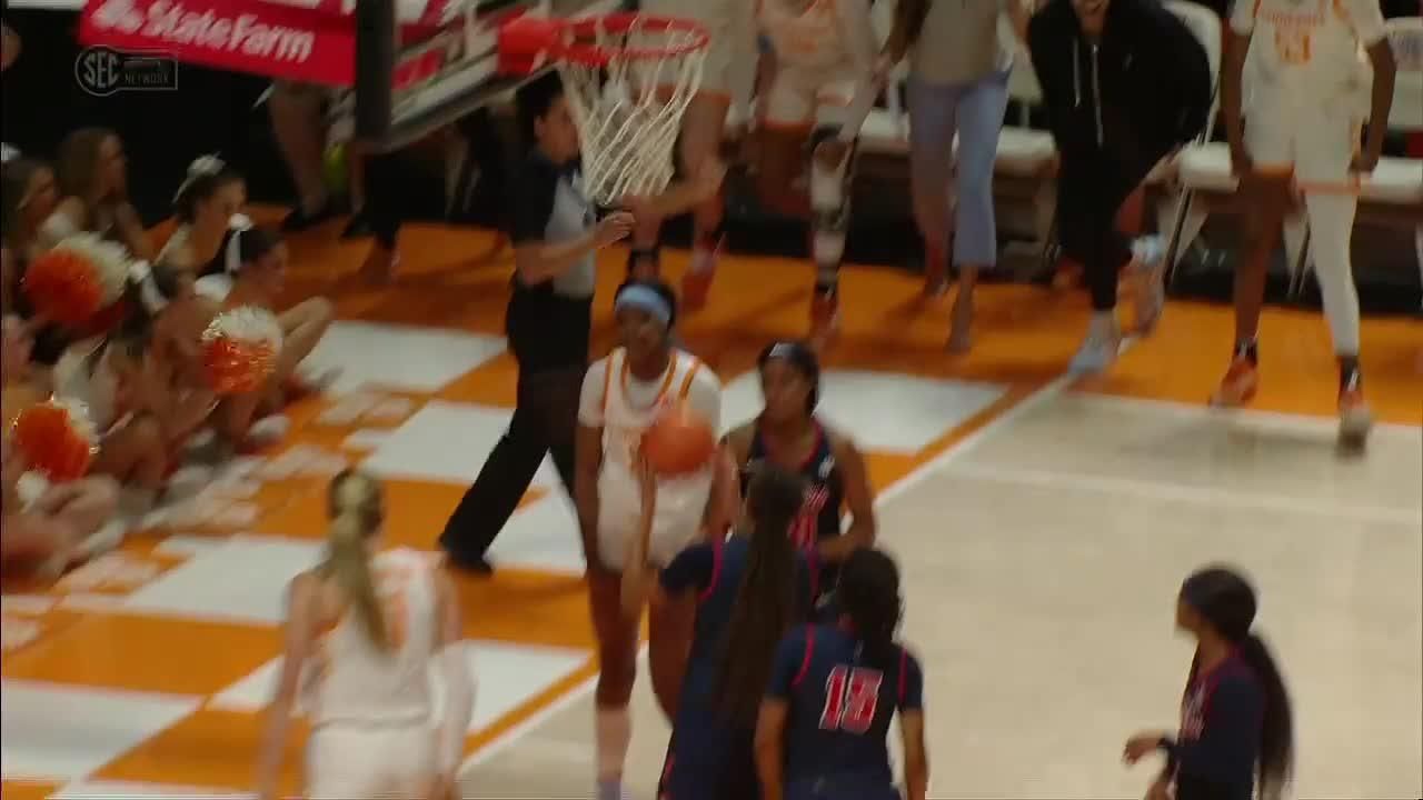 Rickea Jackson somehow gets the and-1 to fall - ESPN Video