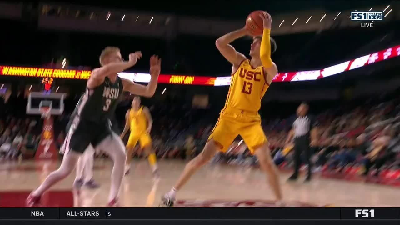 Drew Peterson buries fadeaway jumper for USC - ESPN Video