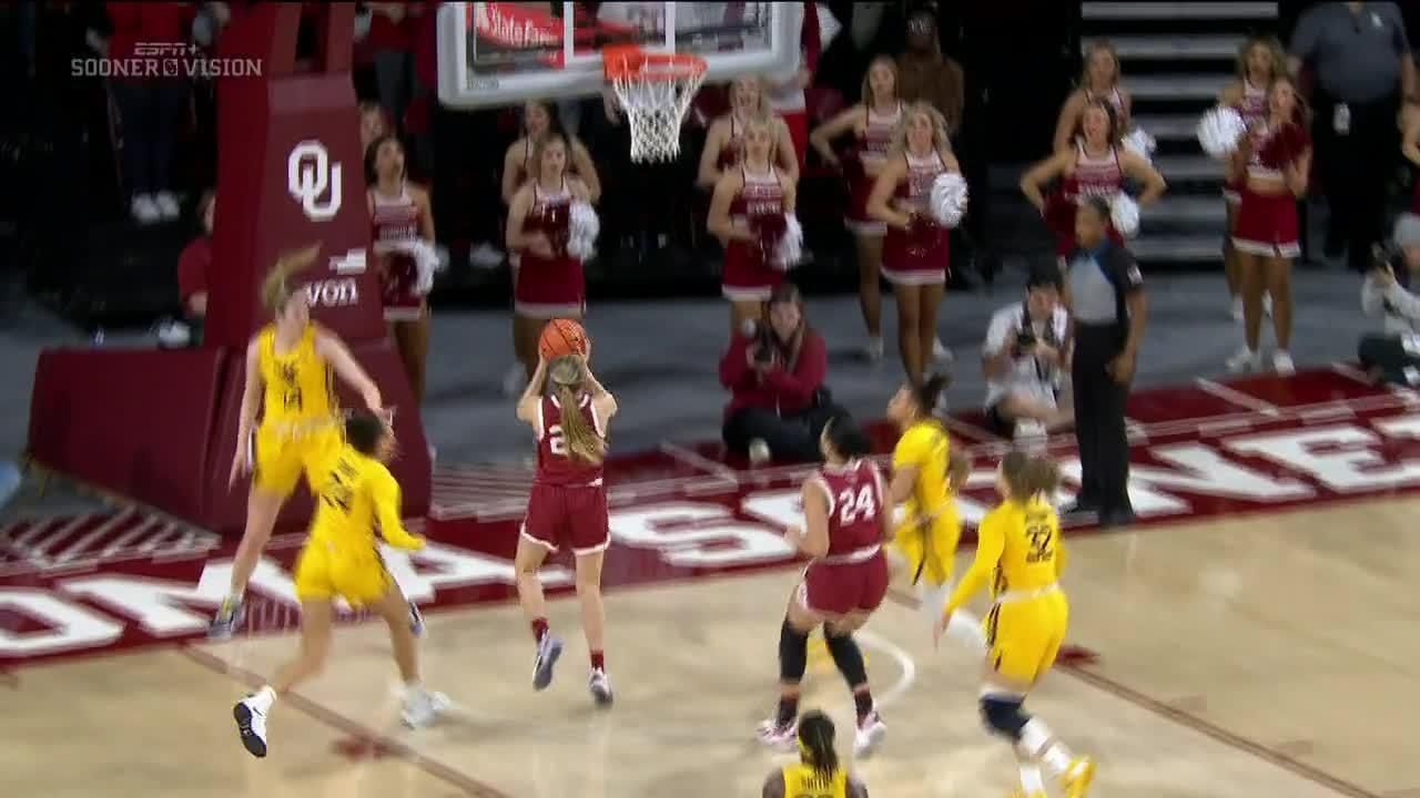 Oklahoma's Liz Scott Shows off her court vision - ESPN Video