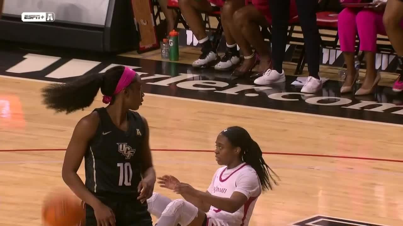 Mya Jackson fights off defender for and-1 - ESPN Video