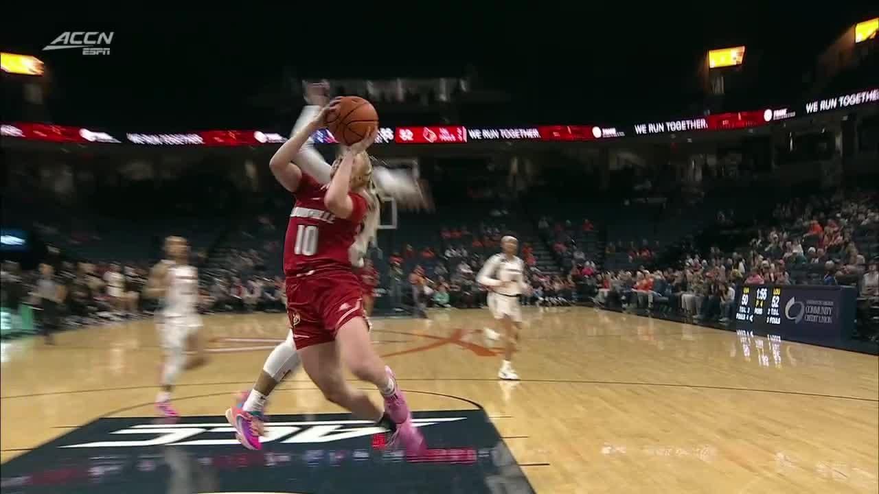 Hailey Van Lith makes a nice move for the layup - ESPN Video
