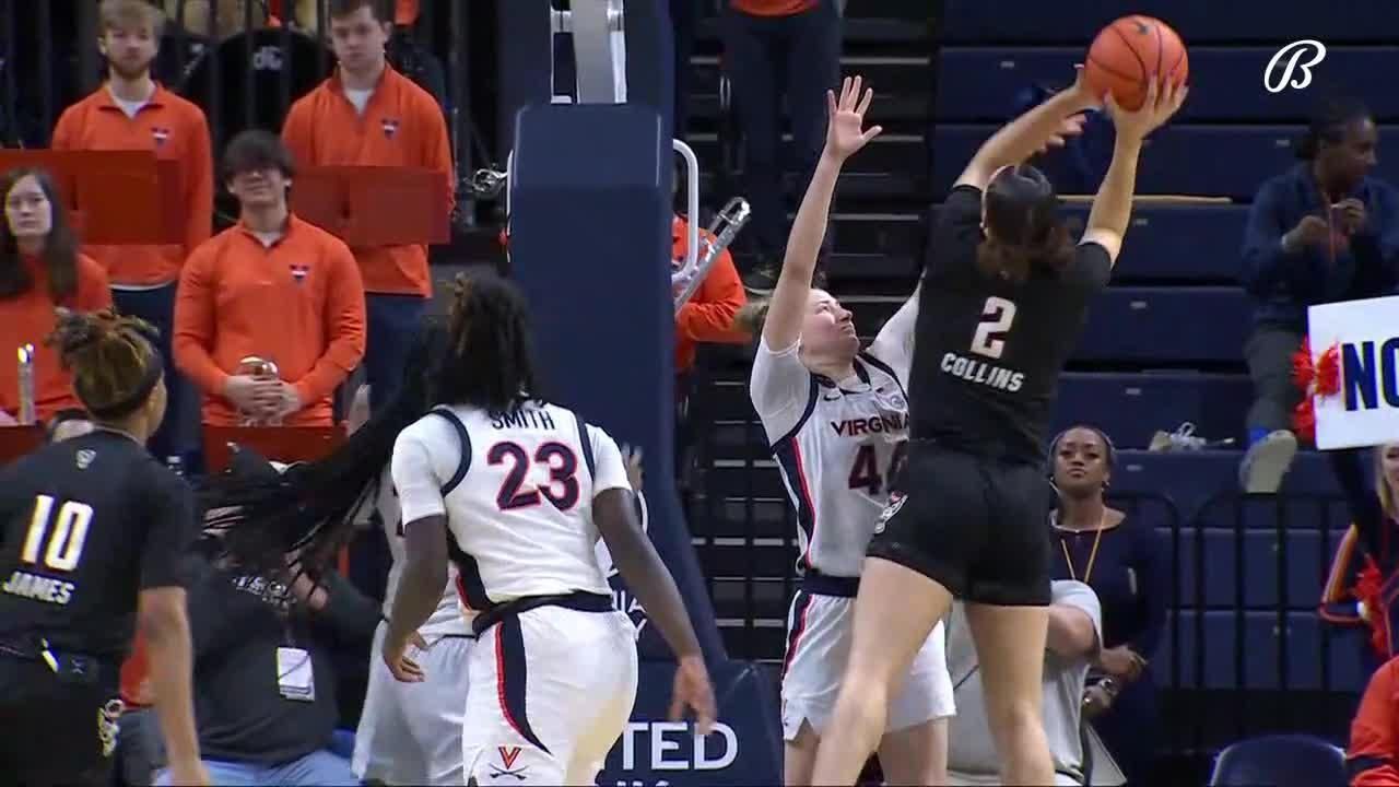 Mimi Collins gets the layup to fall vs. Virginia Cavaliers - ESPN Video