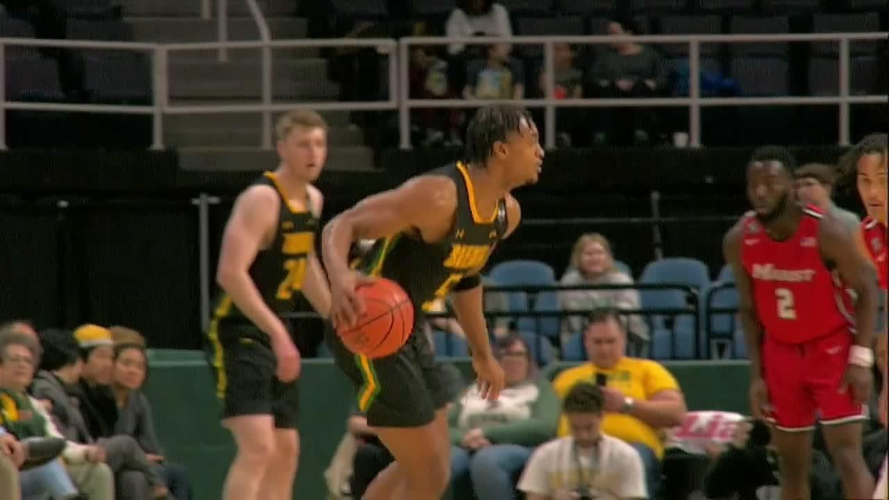 Jayce Johnson gets the and-1 to fall - ESPN Video