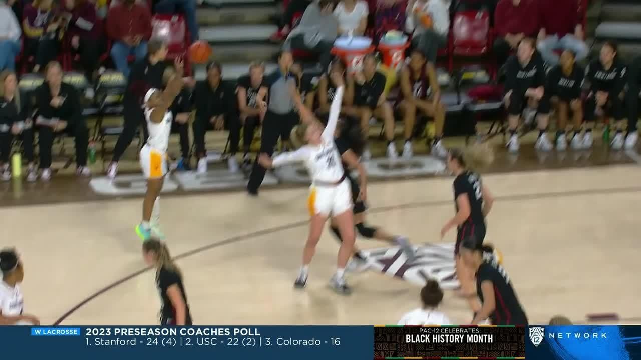 Tyi Skinner drains 3-pointer vs. Stanford Cardinal - ESPN Video