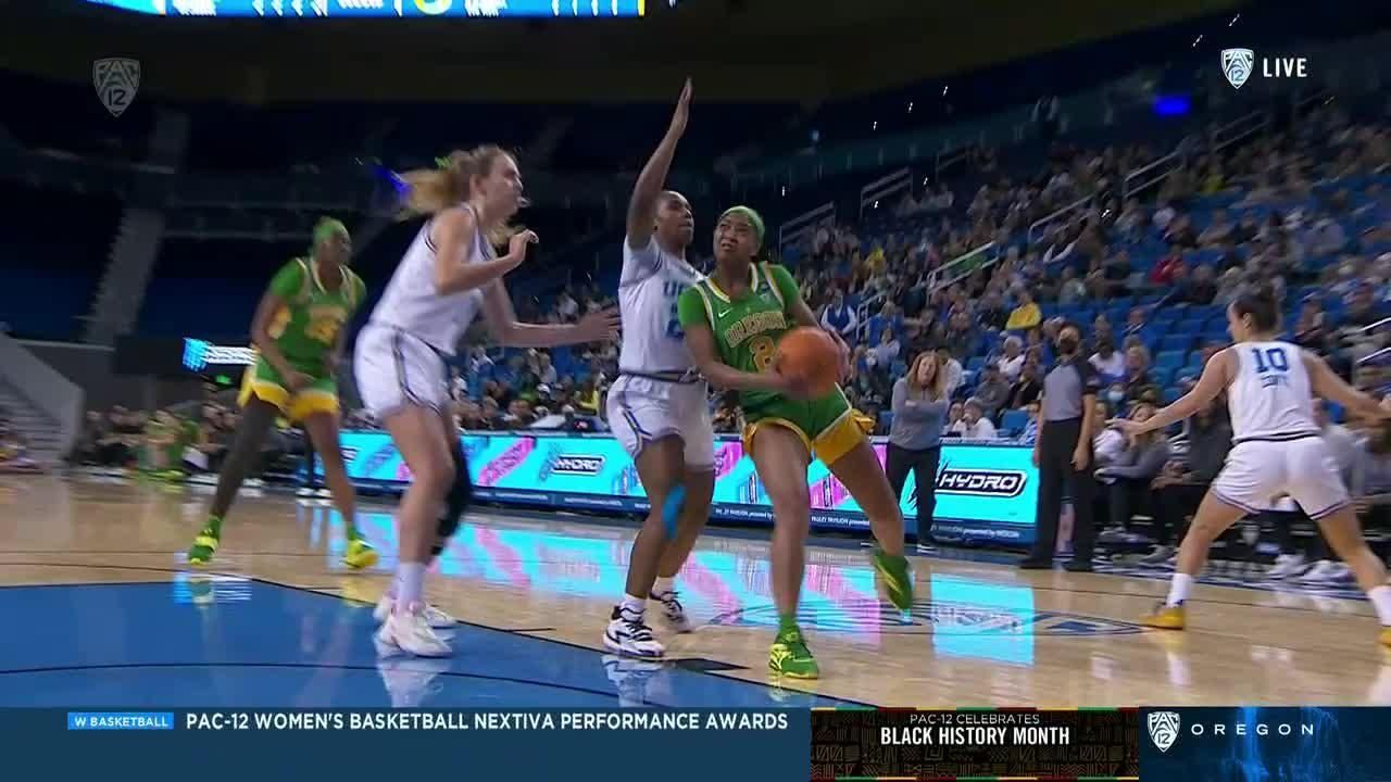Chance Gray gets the layup to fall for Oregon - ESPN Video