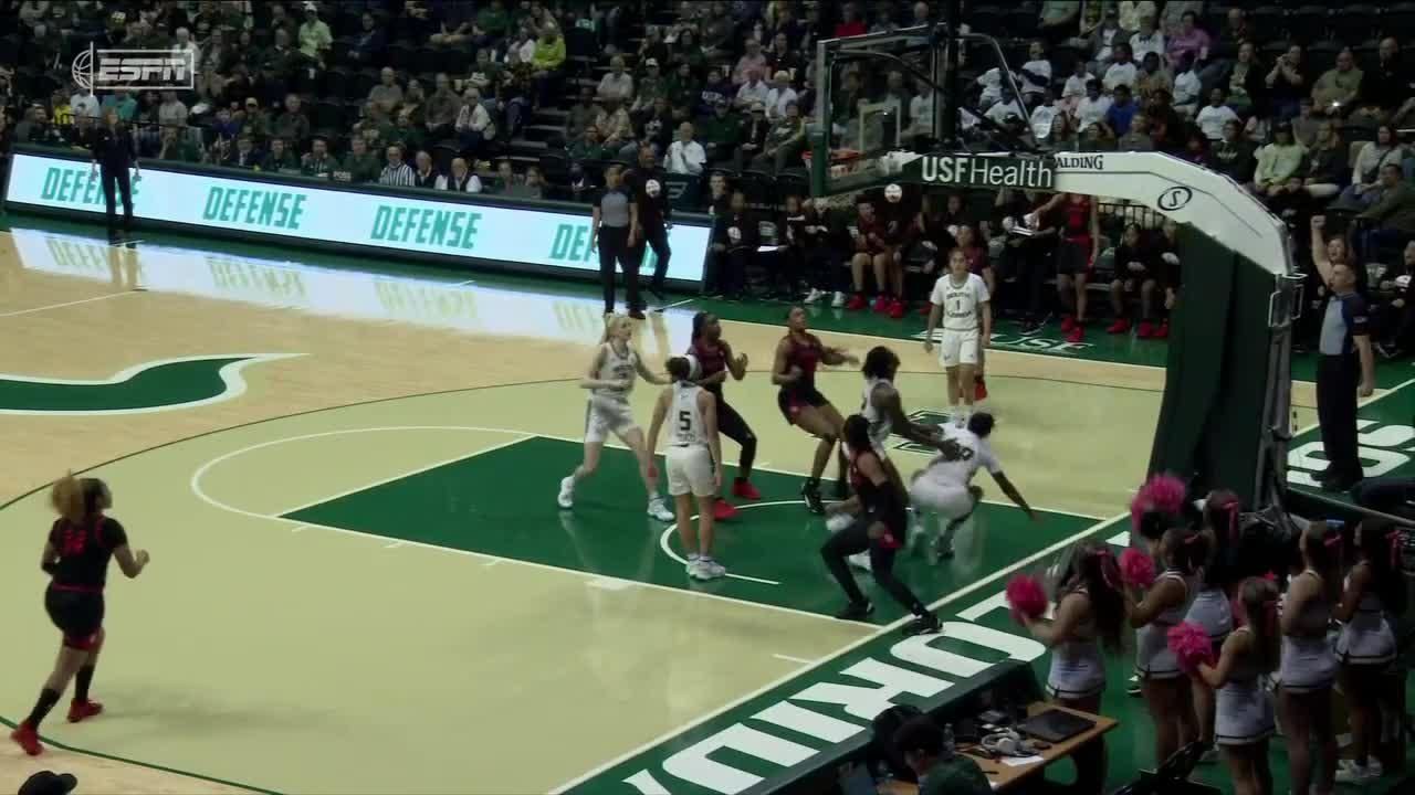 Tiara Young gets the hoop and the harm - ESPN Video