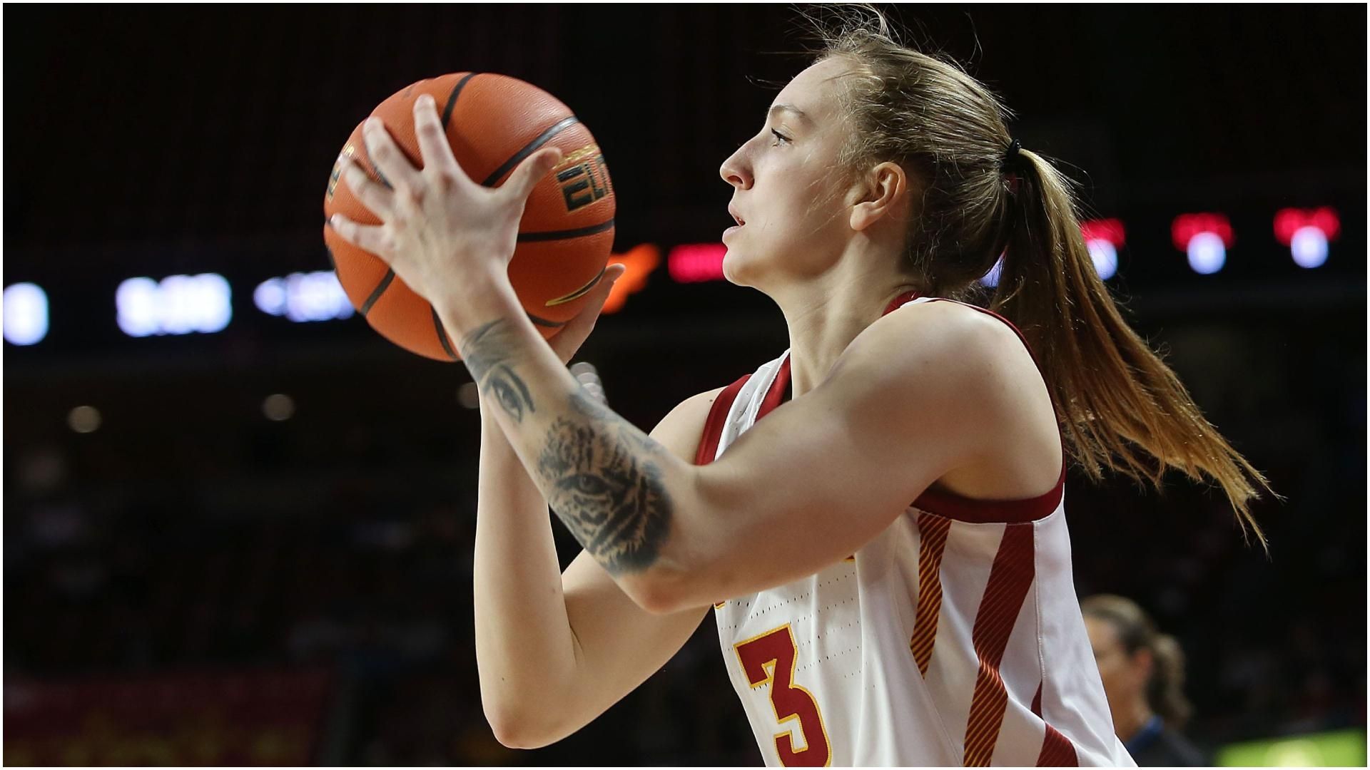 Denae Fritz knocks down clutch 3 for Iowa State - ESPN Video