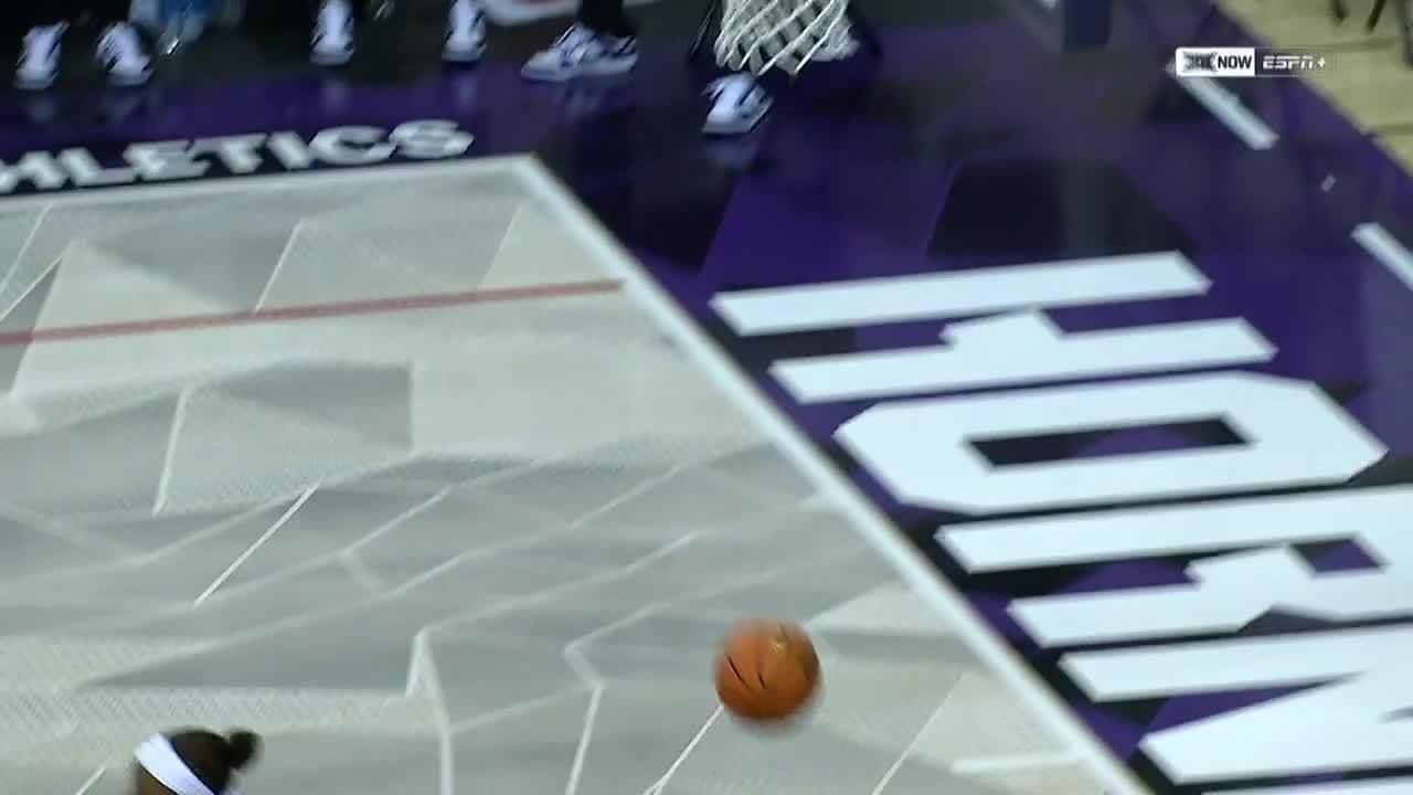 Lucy Ibeh gets the lay-in to fall vs. Kansas State Wildcats - ESPN Video