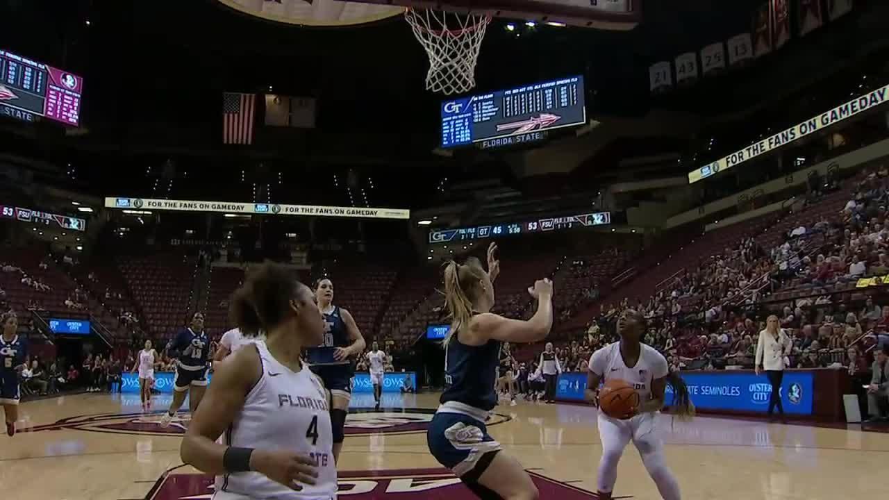 Sara Bejedi makes a great defensive play for the steal - ESPN Video