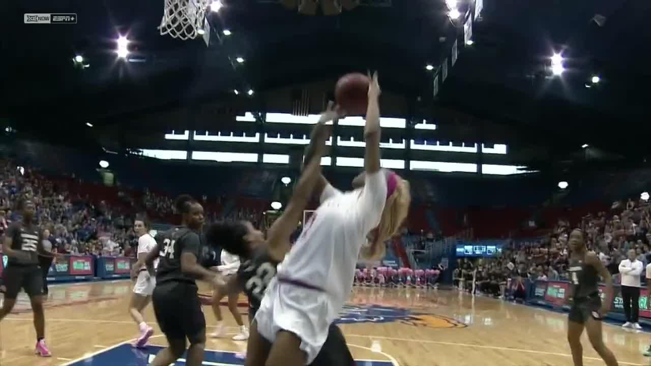 Taiyanna Jackson gets the hoop and the harm - ESPN Video