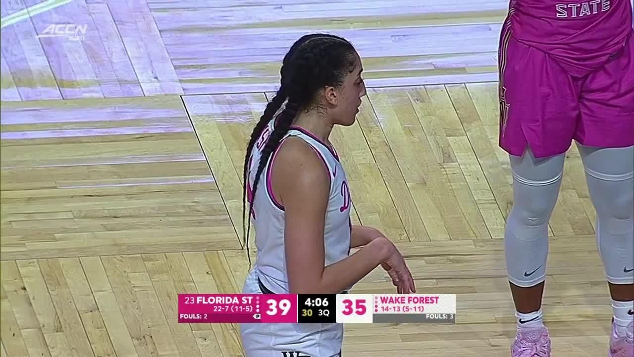 Niyah Becker gets the basket plus the foul - ESPN Video