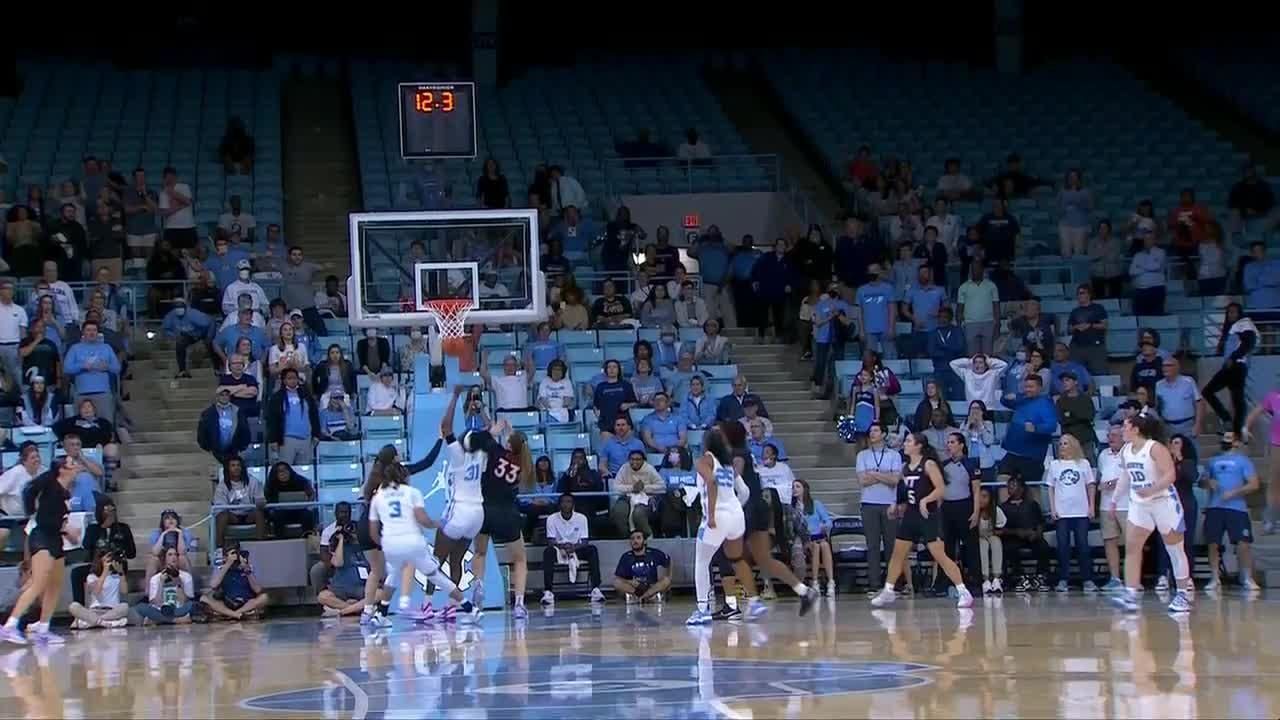 Deja Kelly makes smooth jump shot vs. Virginia Tech Hokies - ESPN Video
