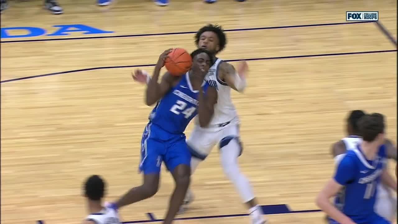 Arthur Kaluma drains the finger roll and-1 for Creighton - ESPN Video