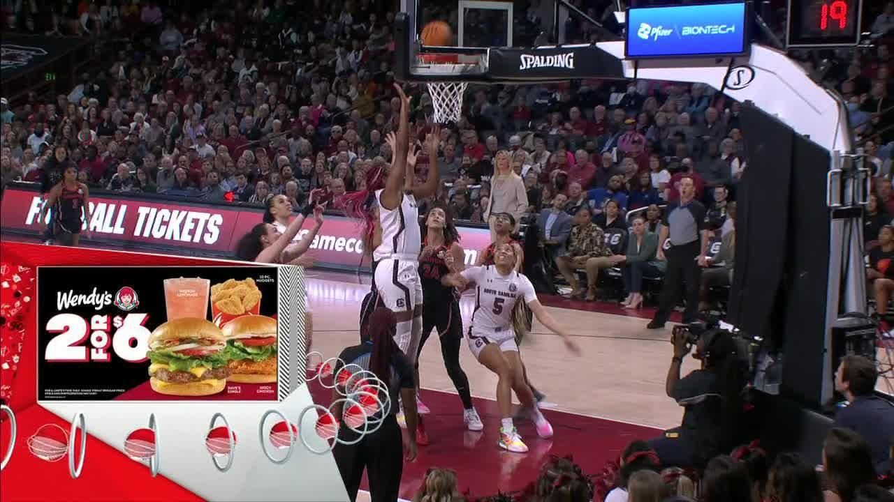 Aliyah Boston drains back-to-back baskets - ESPN Video