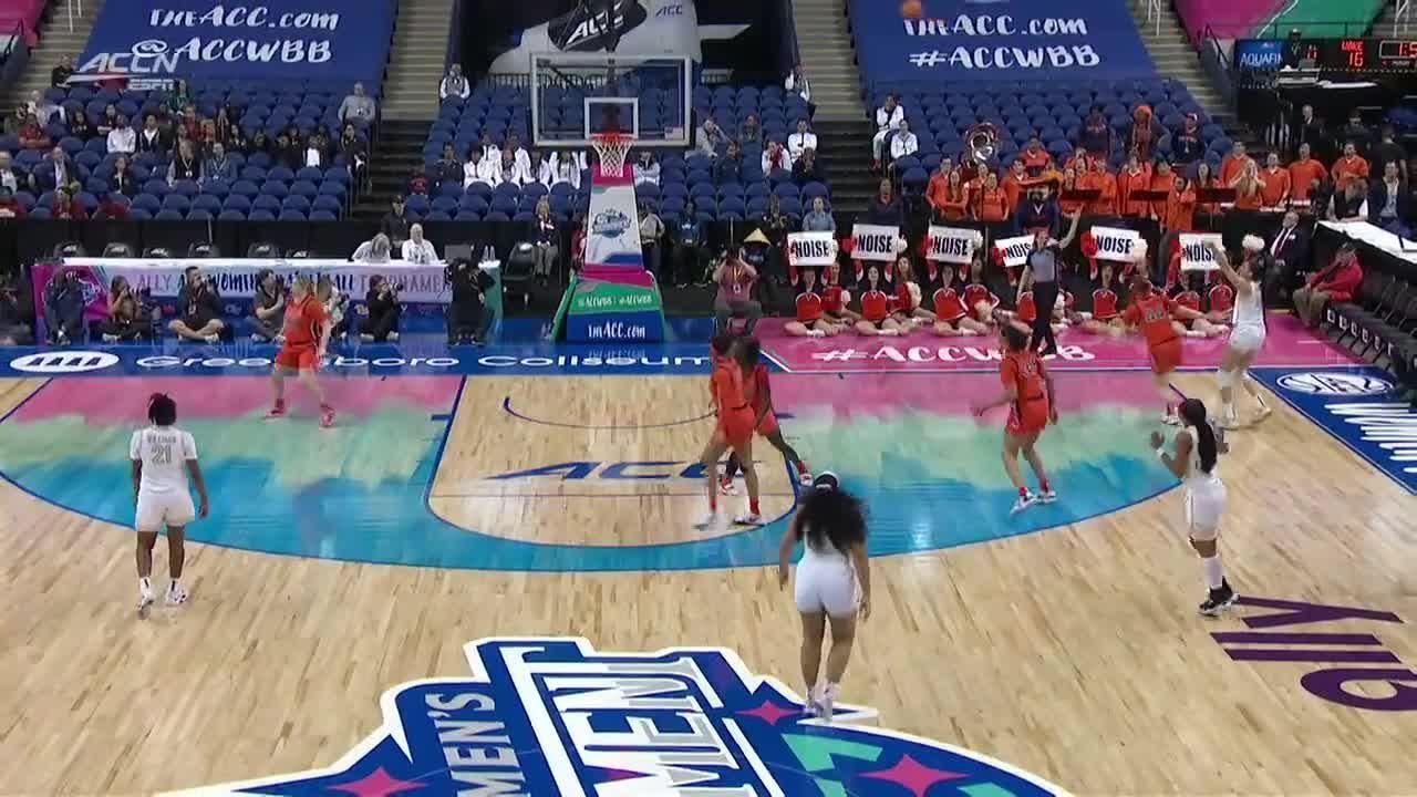 Niyah Becker drains 3-pointer vs. Virginia Cavaliers - ESPN Video