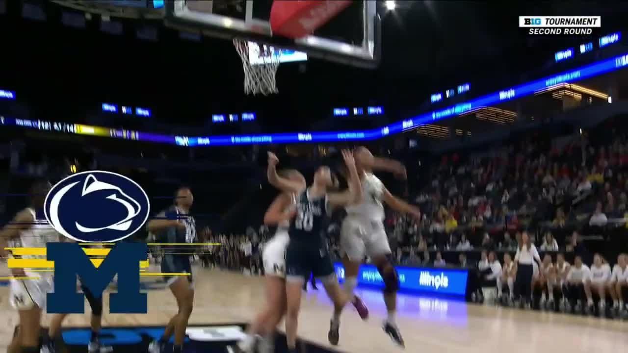 Makenna Marisa gets the lay-in to fall vs. Michigan Wolverines - ESPN Video