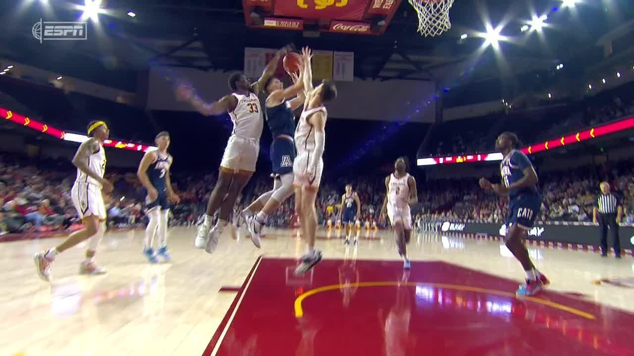 Kijani Wright gets a big block for USC - ESPN Video