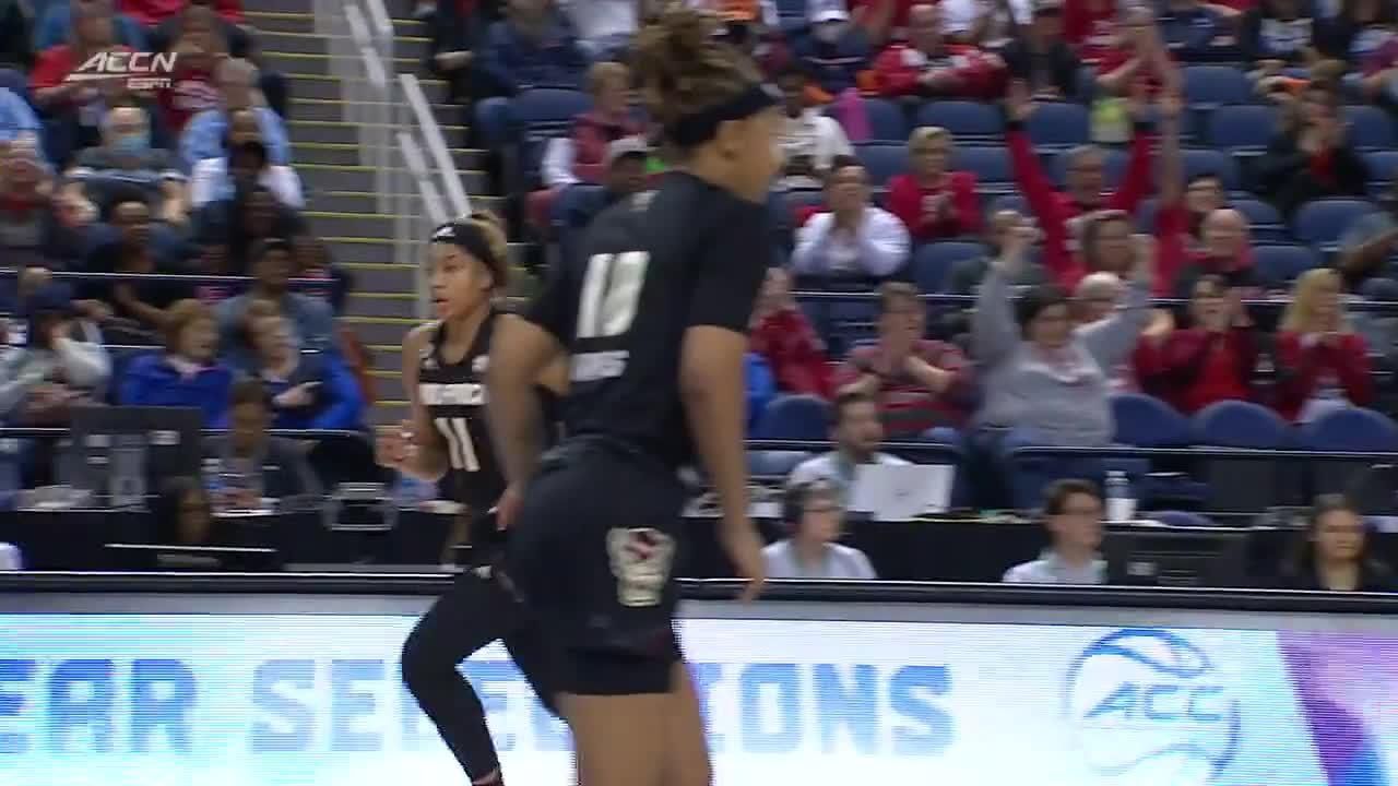 Jakia Brown-Turner nails the 3-pointer - ESPN Video