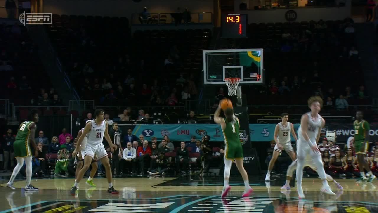 Tyrell Roberts shows off the swagger with long 3 - ESPN Video