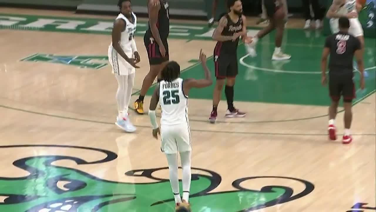 Jaylen Forbes shows off range with deep 3-pointer - ESPN Video