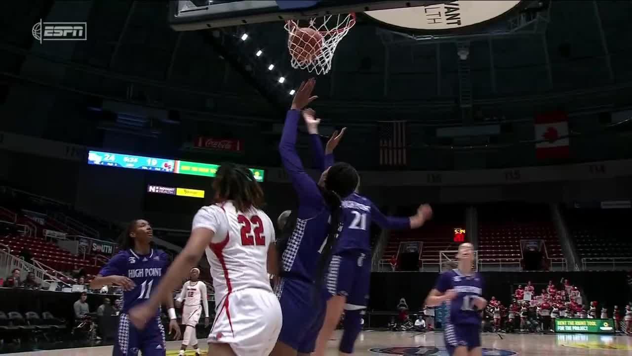 Layken Cox makes a nice move for the layup - ESPN Video