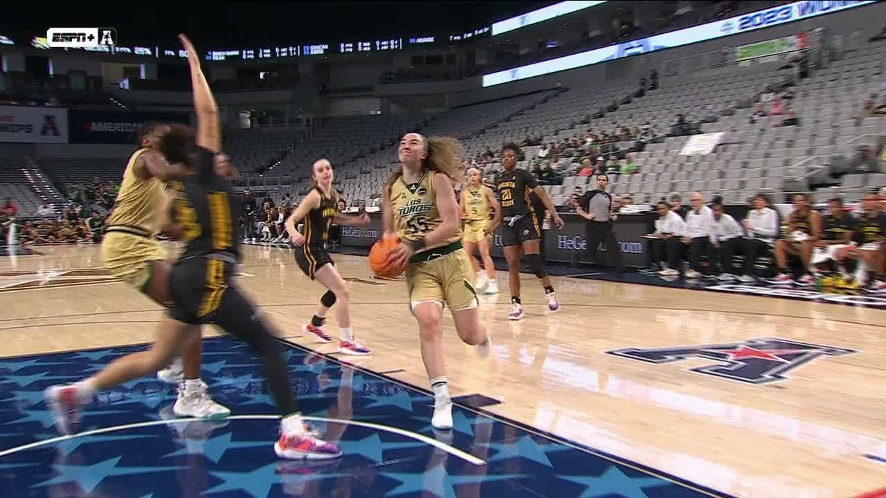 Marina Asensio sets up Carla Brito for tidy layup - ESPN Video