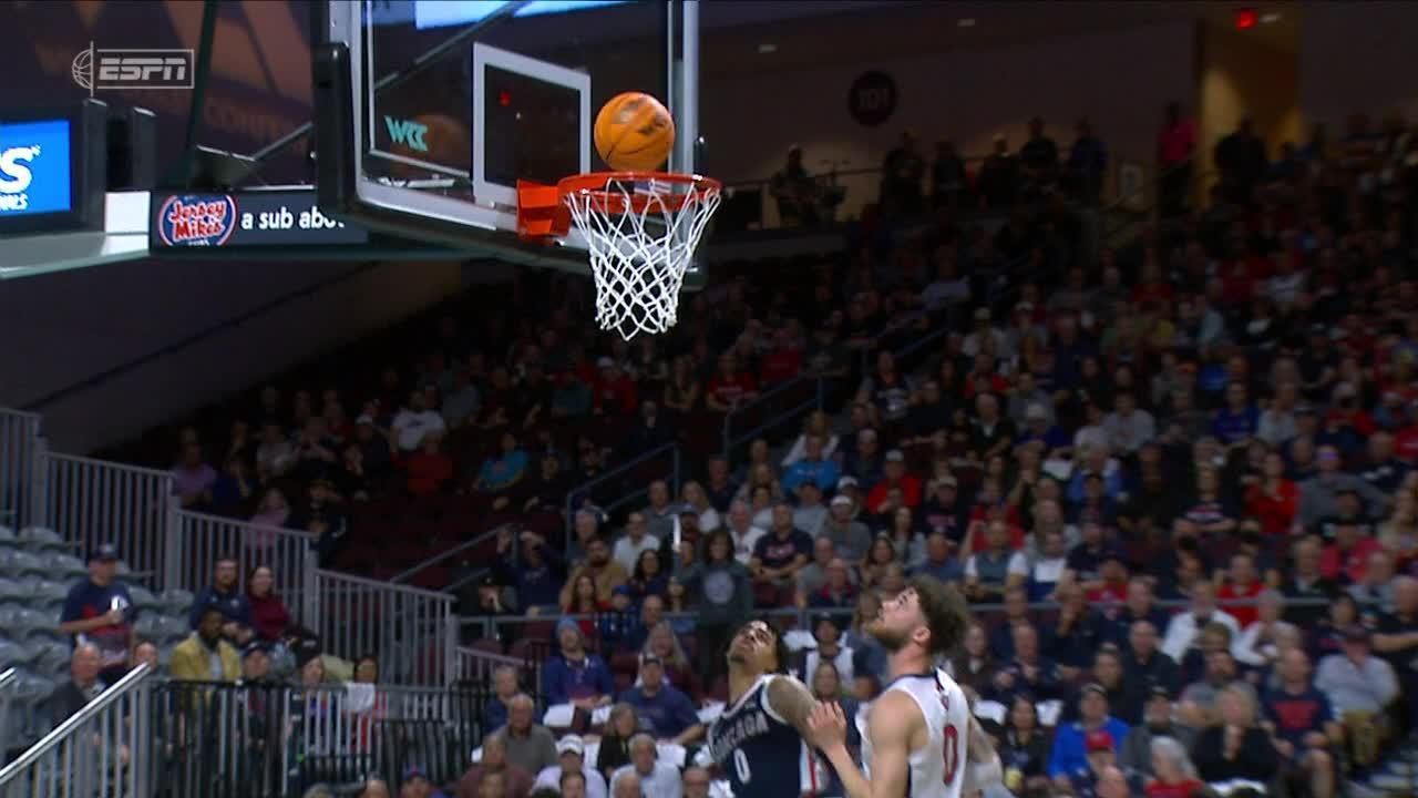 Gonzaga's press pays off with an easy and-1 - ESPN Video