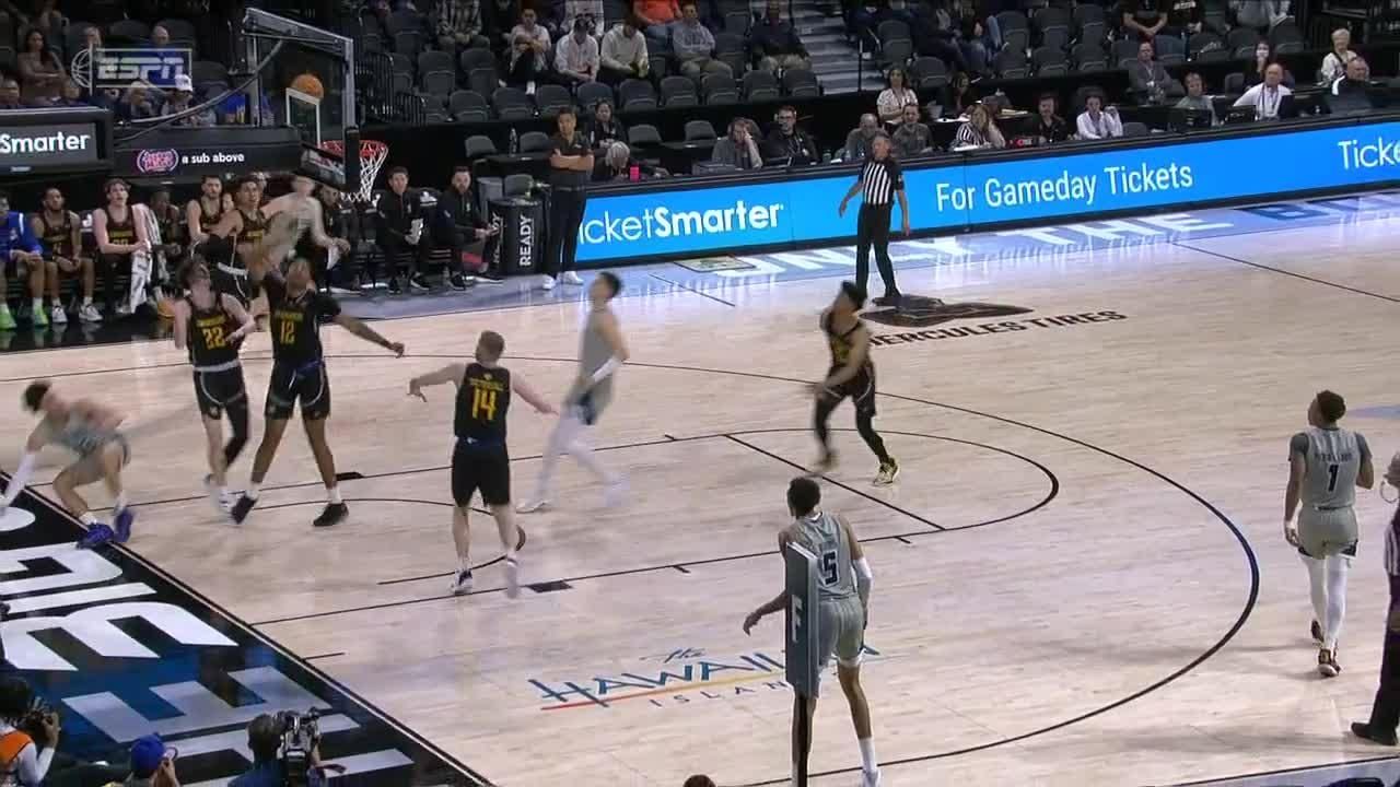 Ajay Mitchell gets the lay-in to fall vs. UC Riverside Highlanders - ESPN Video