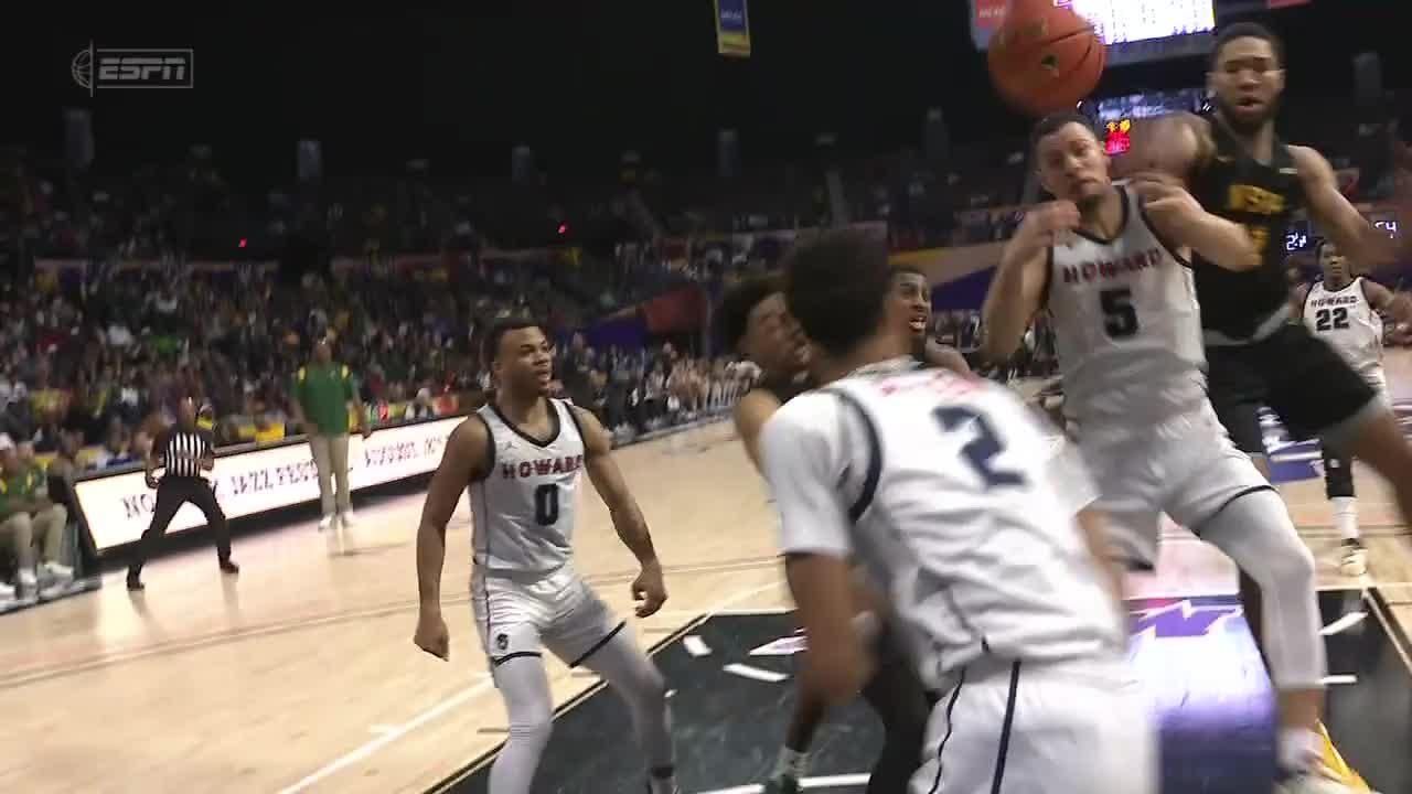 Steve Settle III elevates for the bigtime swat - ESPN Video