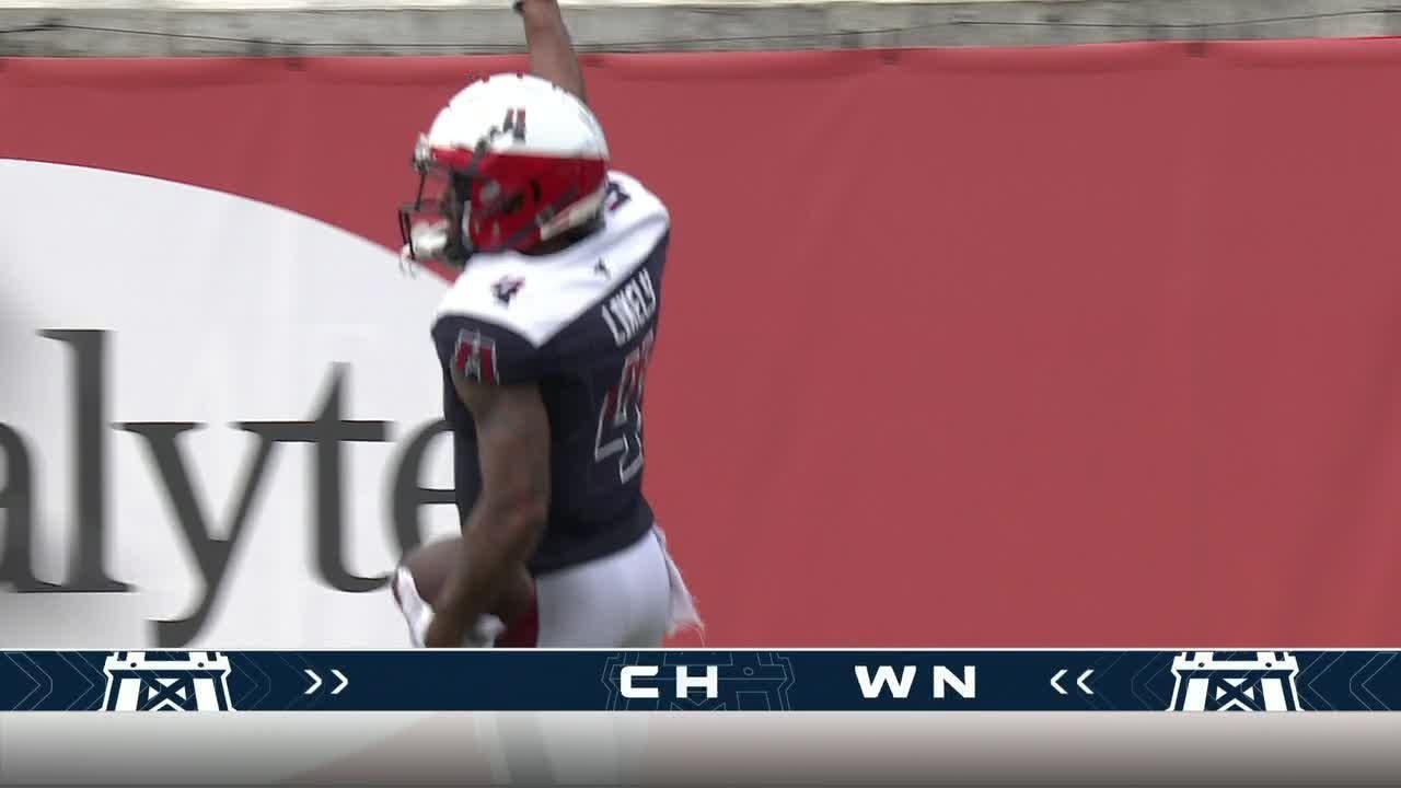 Roughnecks strike back with scoop-and-score TD - ESPN Video