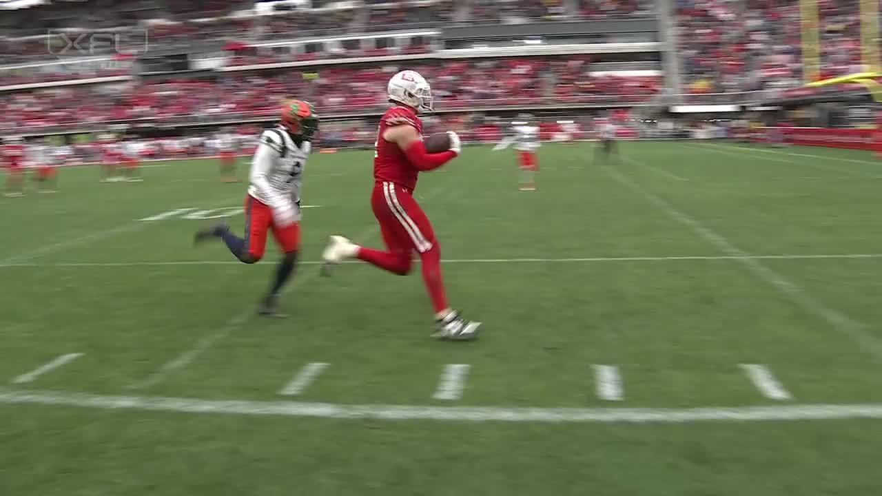 Ethan Wolf makes the grab for a 26-yard Receiving Touchdown - ESPN Video