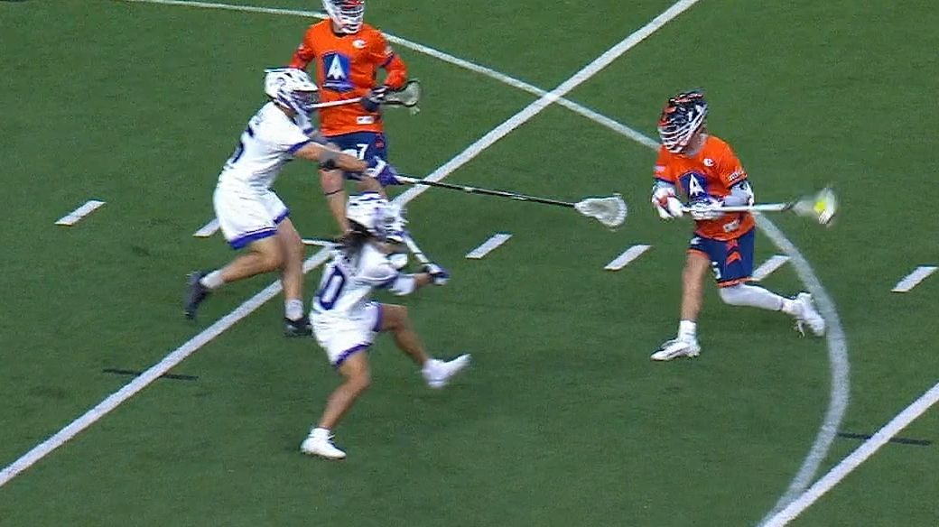 Connor Fields splits the defenders for an Archers goal - ESPN Video