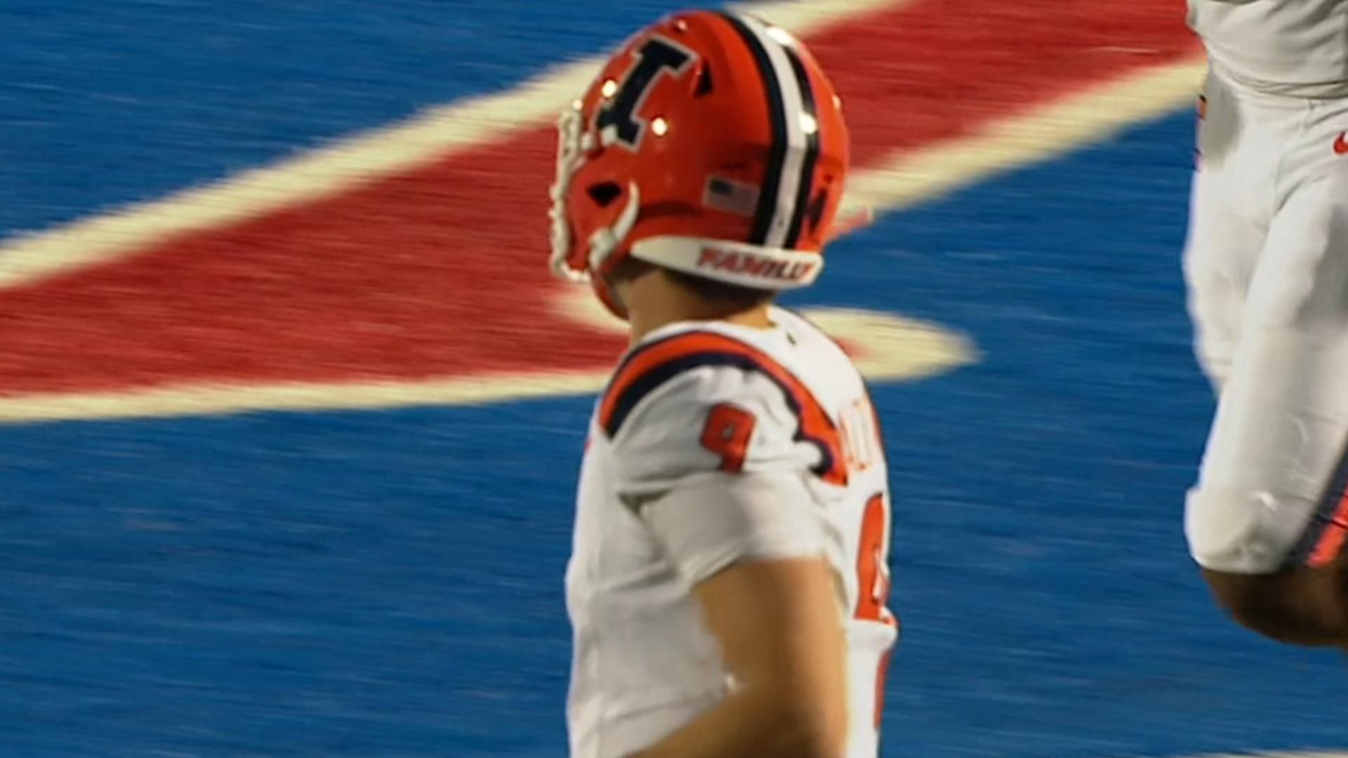 Illinois QB Luke Altmyer goes 72 yards for a rushing TD - ESPN Video