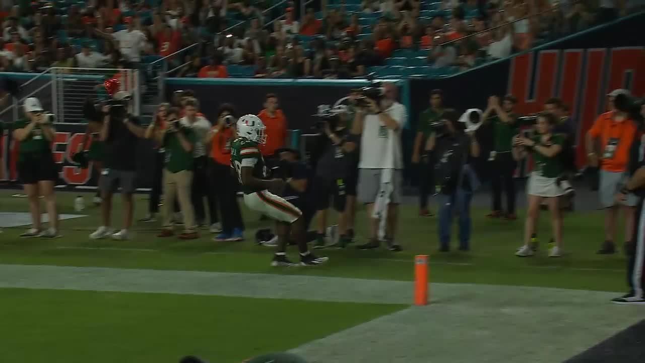 Ajay Allen crosses goal line for 4-yard TD - ESPN Video