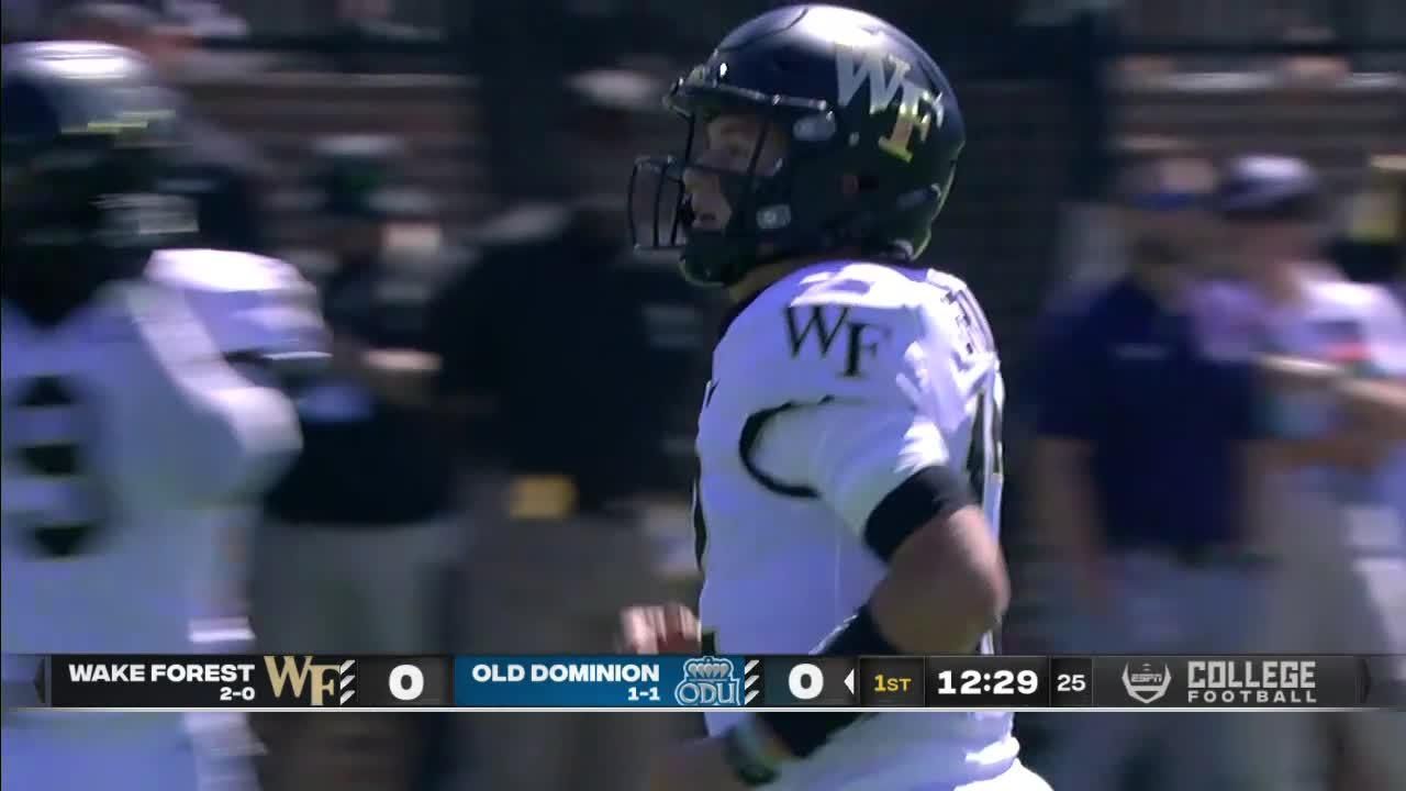 Ej Green picks off Wake Forest - ESPN Video