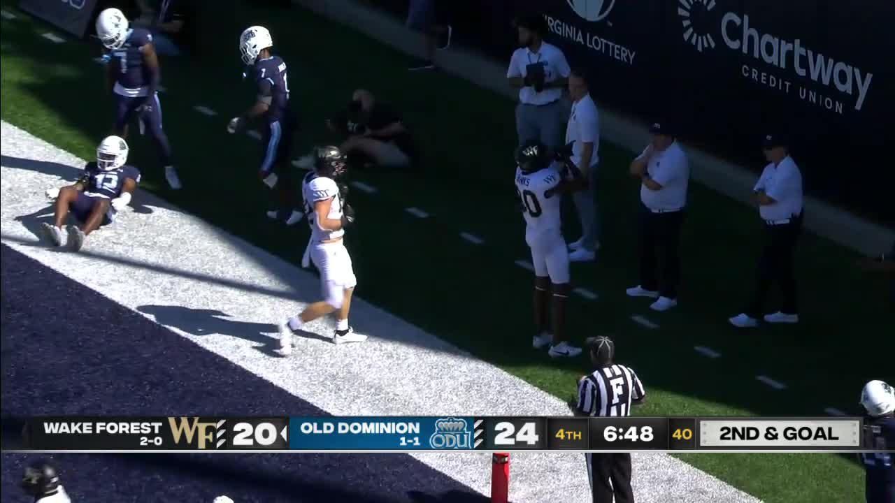 Wake Forest Demon Deacons vs. Old Dominion Monarchs: Full Highlights - ESPN Video