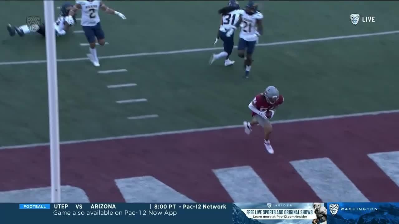 Josh Meredith hauls it in for 15-yard touchdown - ESPN Video