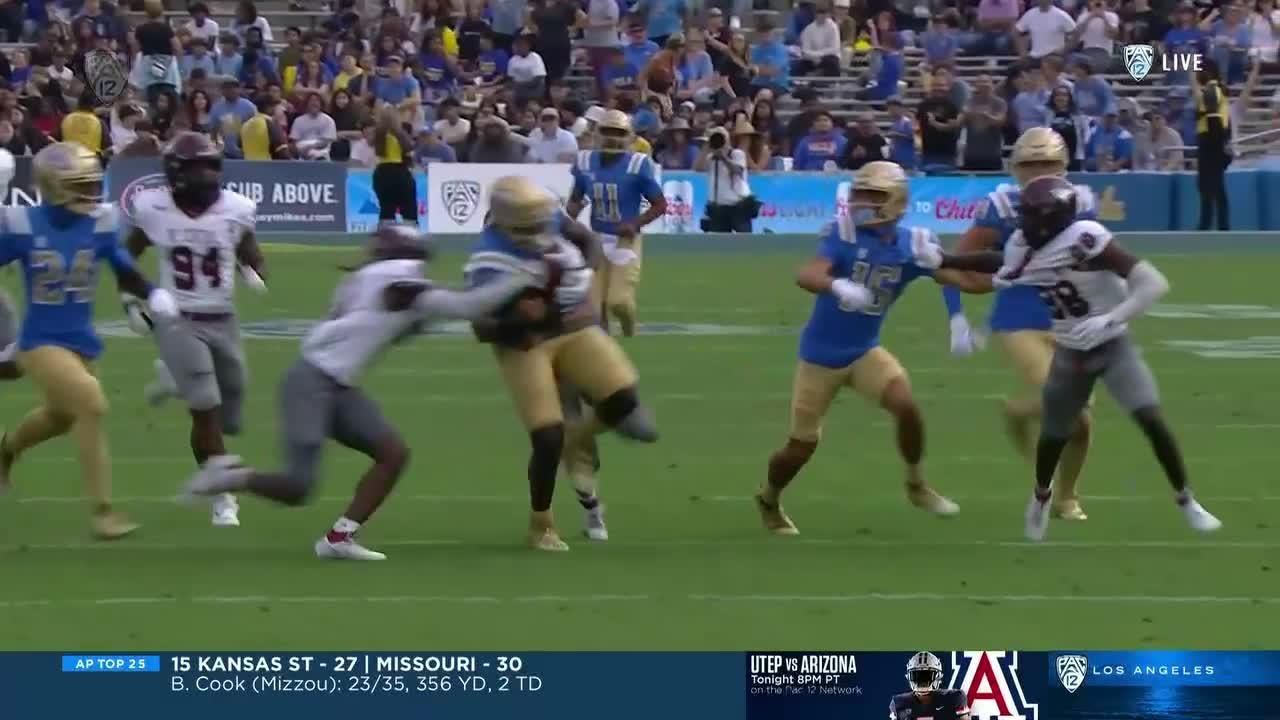 Anthony Adkins powers past defense for 38-yard rush - ESPN Video