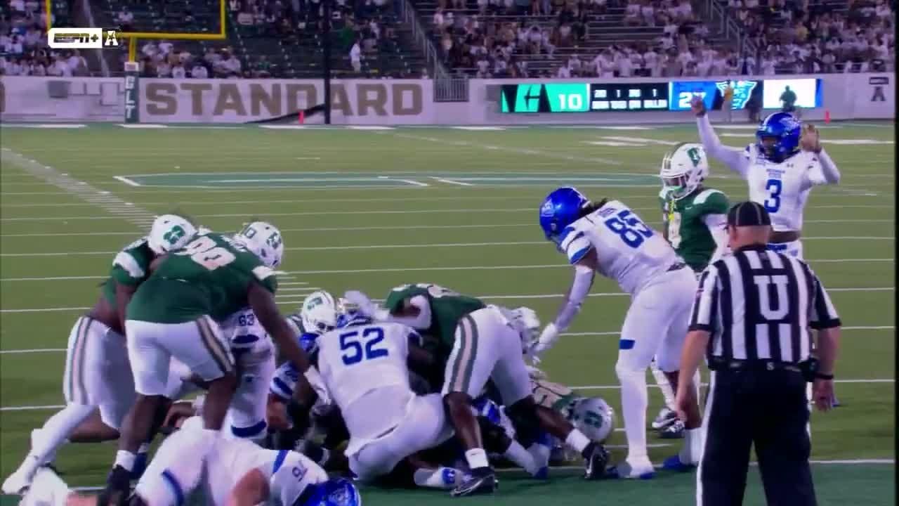 End Zone! Marcus Carroll scores 1-yard rushing touchdown - ESPN Video