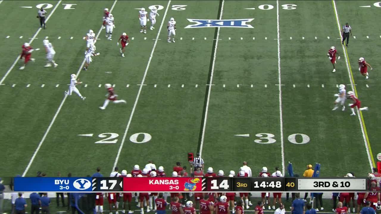 Kenny Logan Jr. with a Spectacular TD BYU Cougars - ESPN Video