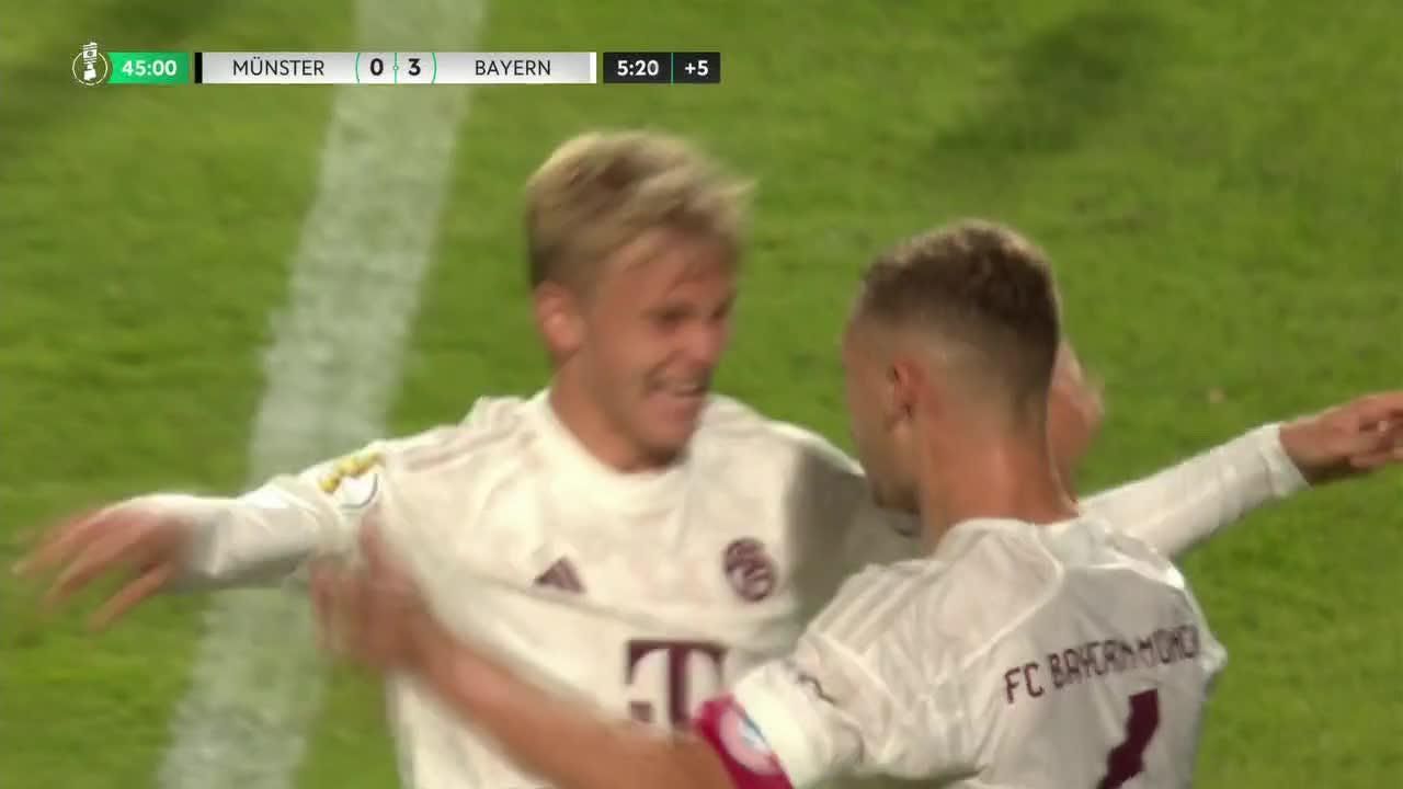 Frans Kratzig scores first senior goal for Bayern in German Cup - ESPN ...
