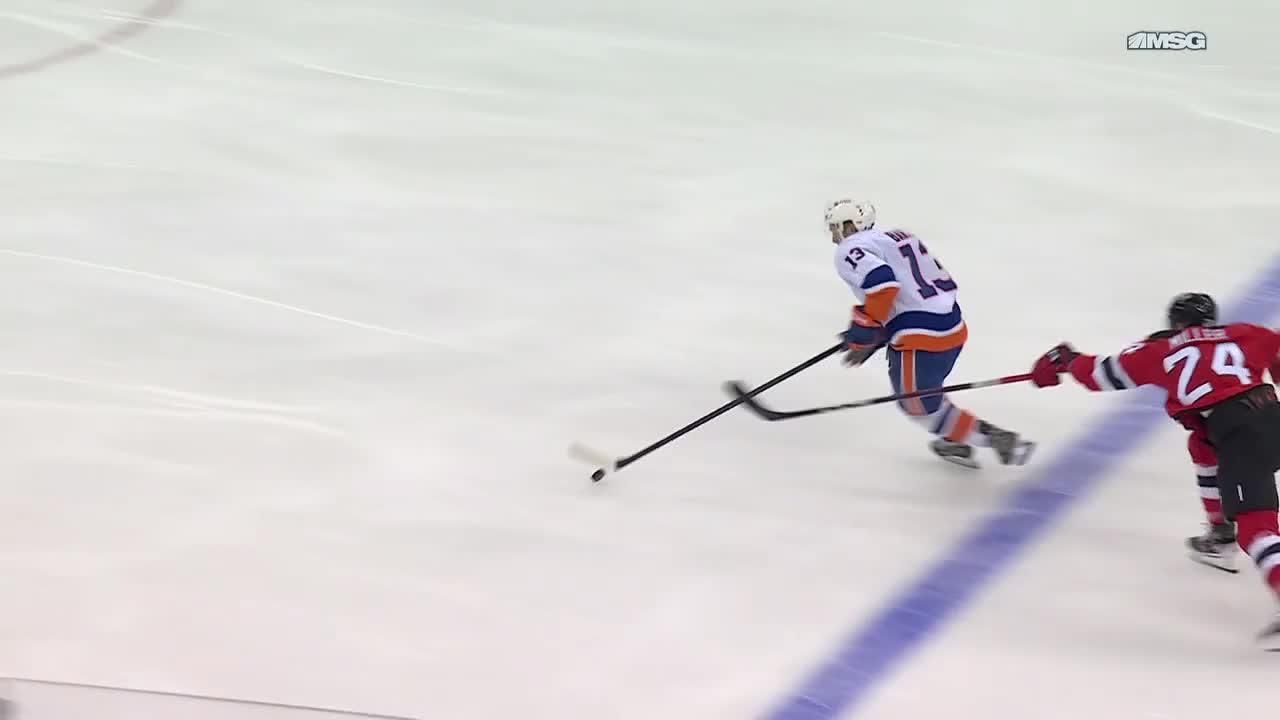 Mathew Barzal scores goal for Islanders - ESPN Video