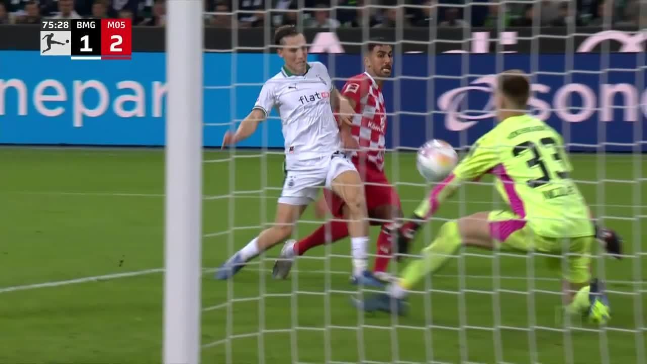 Aymen Barkok gives Mainz the lead in 75th minute - ESPN Video