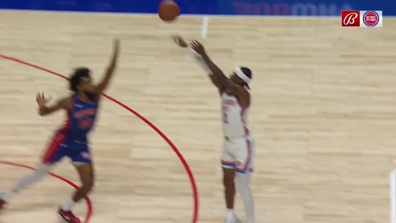 SGA steps back to bury a 3-pointer - ESPN Video