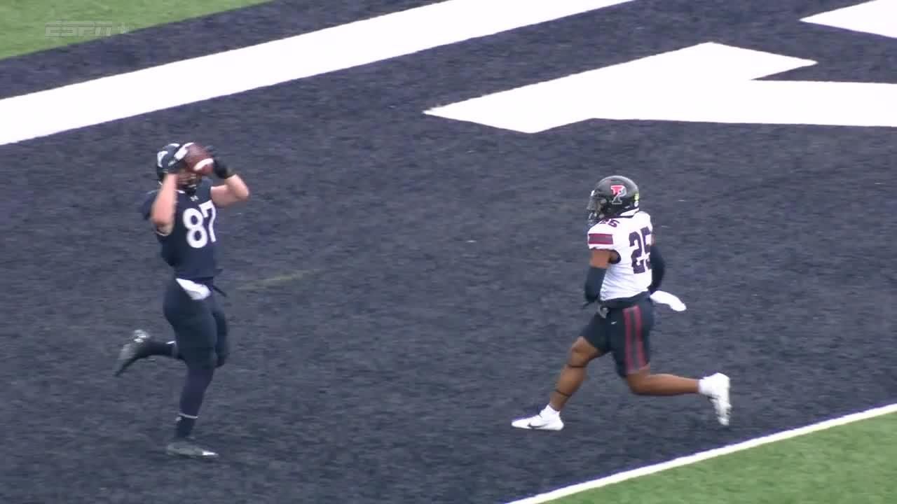 Jackson Hawes hauls it in for 9-yard TD - ESPN Video