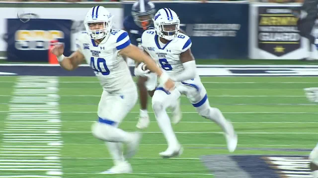 Jeremiah Johnson picks off Georgia Southern - ESPN Video