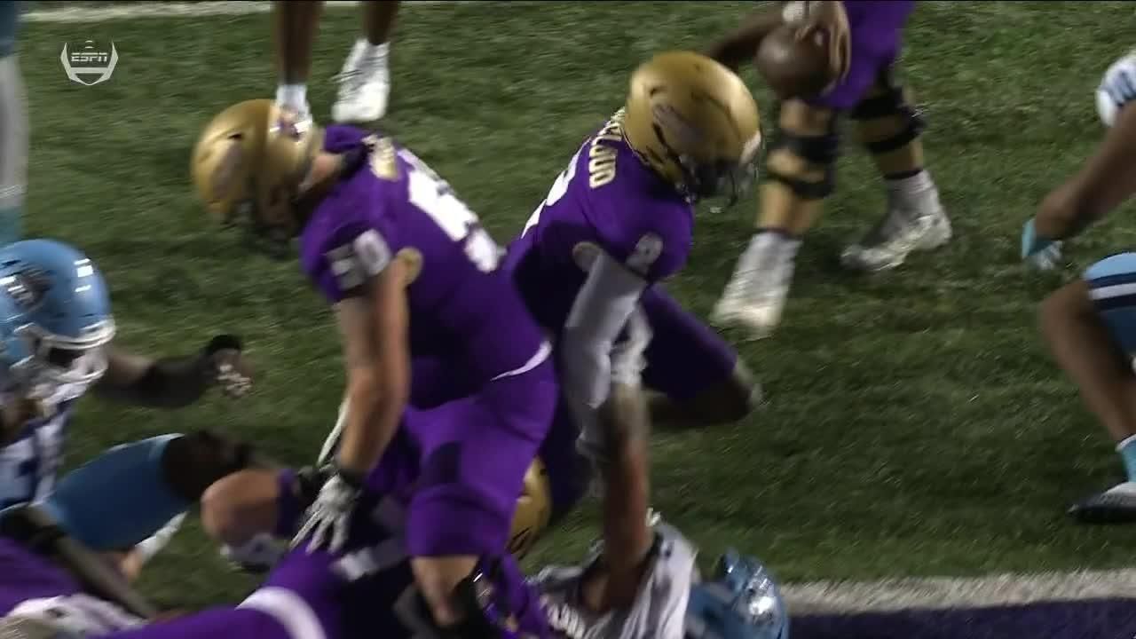 Jordan McCloud punches it in for a James Madison TD - ESPN Video