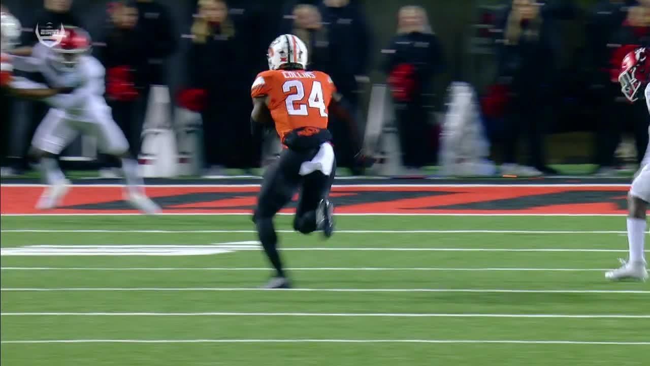 Elijah Collins runs for 26-yard rushing touchdown - ESPN Video