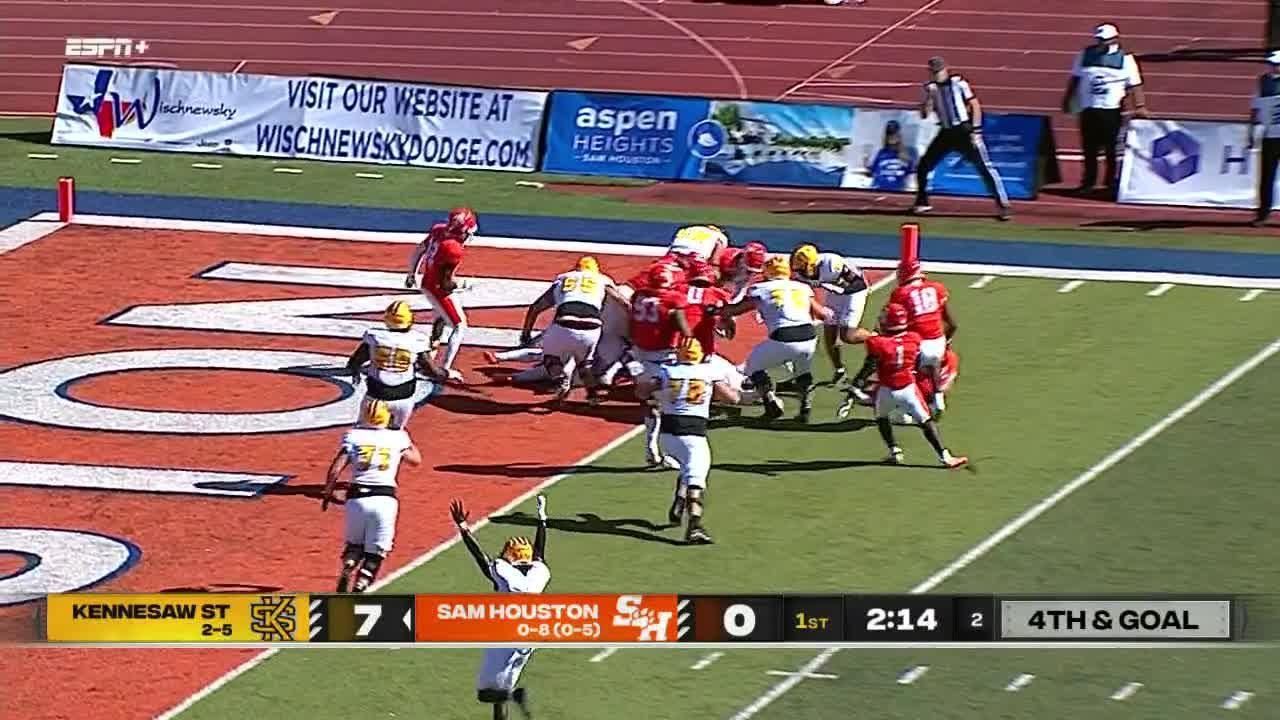 End Zone! Michael Benefield scores 3-yard rushing touchdown - ESPN Video
