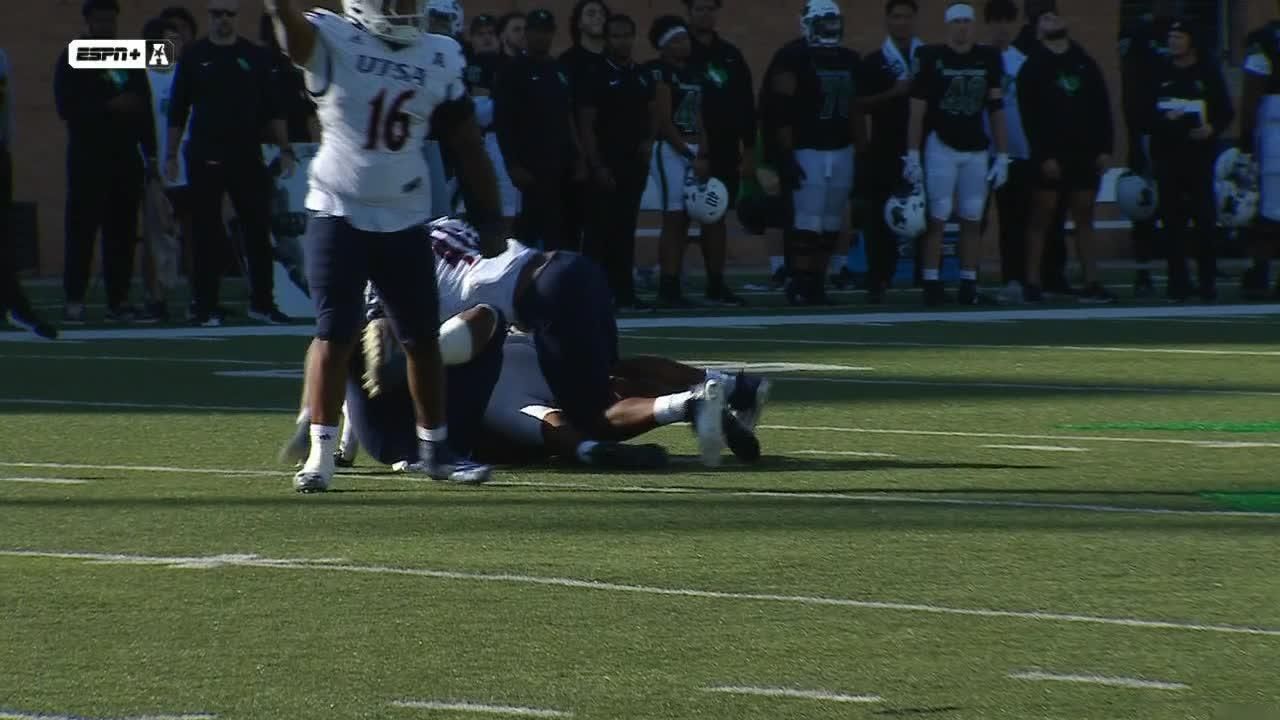 Brandon Matterson makes timely sack vs. UTSA - ESPN Video